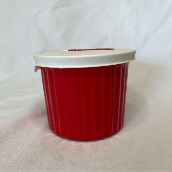 Corningware | Dining | Corning Ware Colours Apple Red 2 Oz Stoneware ...